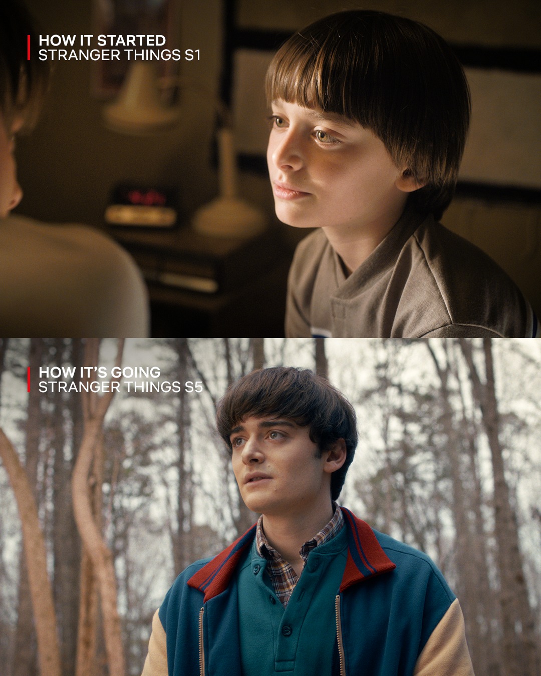 넷플이 올린 '기묘한 이야기' 애들 9년전과 현재 - 인스티즈(instiz) 이슈 카테고리