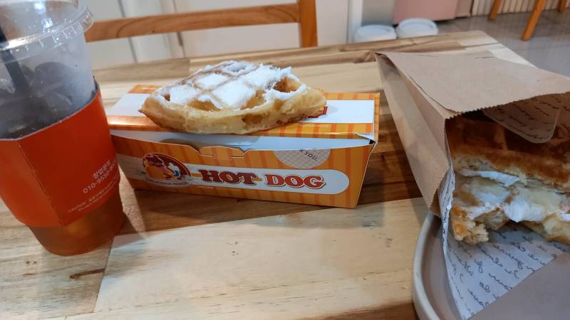 6000원으로 핫도그 아이스티 와플먹음 - 인스티즈(instiz) 일상 카테고리