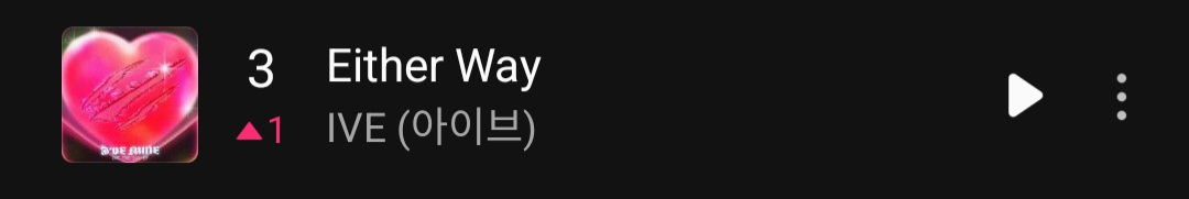 [정보/소식] 아이브 either way 멜론 탑100 3위 - 인스티즈(instiz) 연예 카테고리