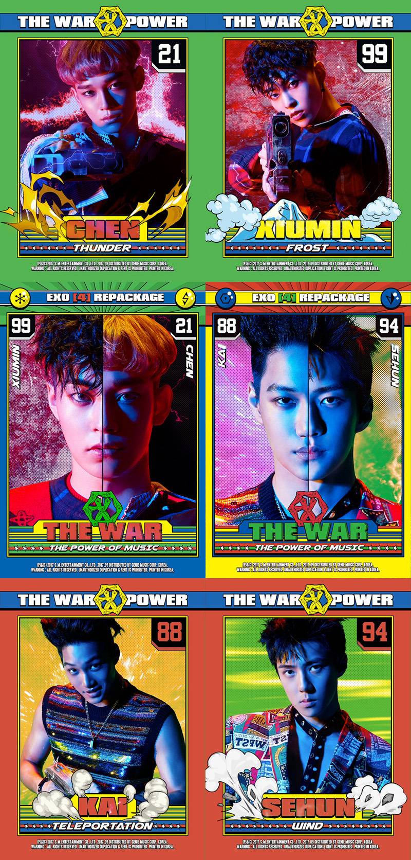 마블 Marvel 과 엑소 정규 4집 리패키지 THE WAR: The Power of Music 컨셉의 유사점 - 인스티즈(instiz) 이슈 카테고리