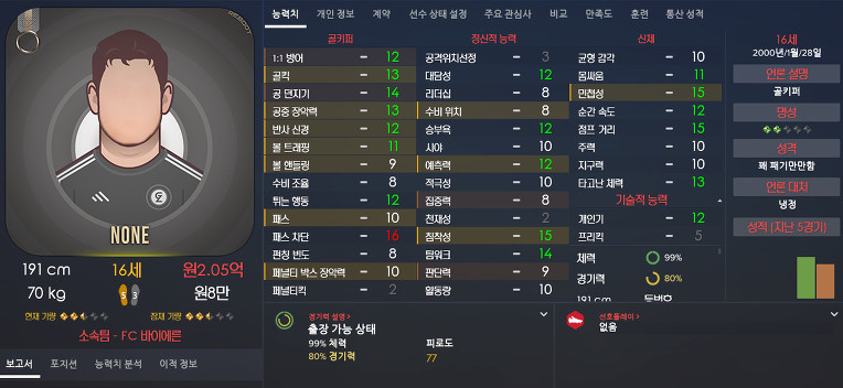 FM2017 공식로스터 포텐정리 - 인스티즈(instiz) 이슈 카테고리