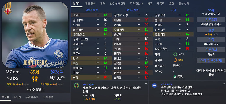 FM2017 공식로스터 포텐정리 - 인스티즈(instiz) 이슈 카테고리