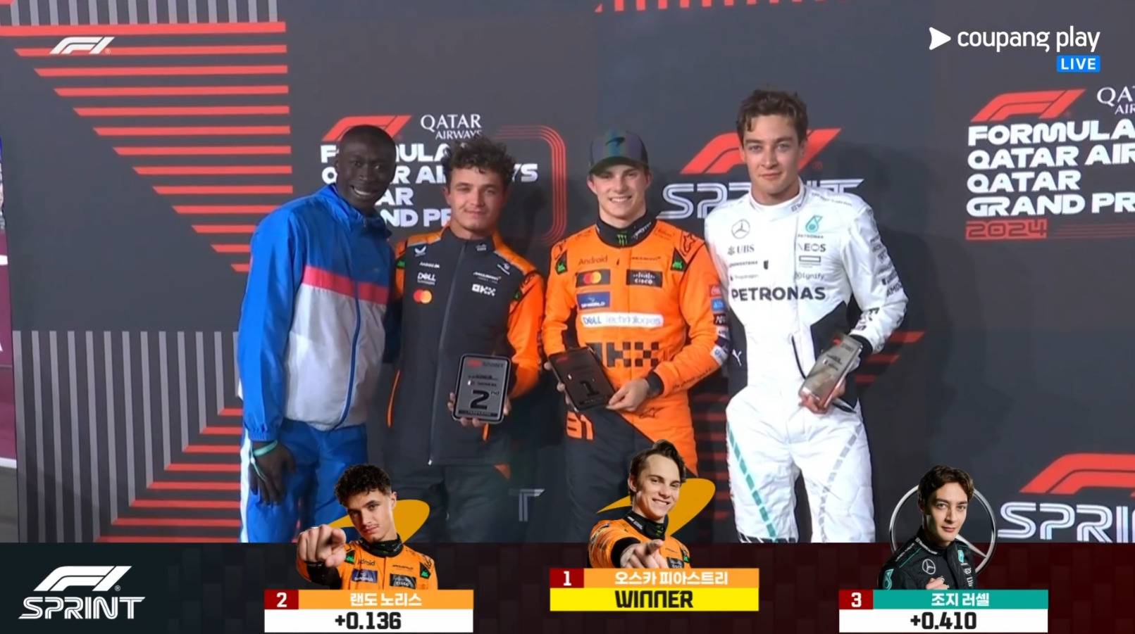 F1 2024 카타르 그랑프리 스프린트 결과 - 인스티즈(instiz) 이슈 카테고리